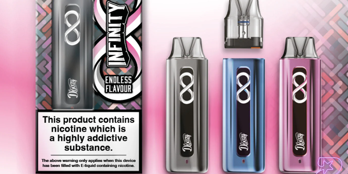 Shop Doozy Infinity Pod Kit Compact and Smooth Vaping - Vapesupermall